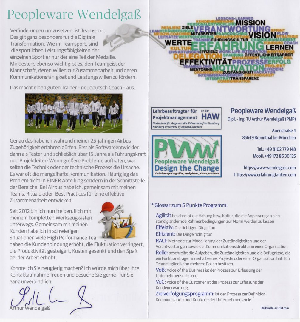 Peopleware Broschüre – Peopleware Wendelgass
